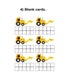 10 Frame Counting Cards Printable, Numbers 1-10 Matching, Construction ...