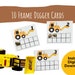 10 Frame Counting Cards Printable, Numbers 1-10 Matching, Construction ...