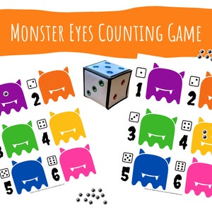 Counting Game for Preschool, Halloween Preschool Activity, Learn ...