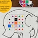 Elmer Color Bingo Game for Kids, Elmer Elephant Book Activity, Pre-k ...
