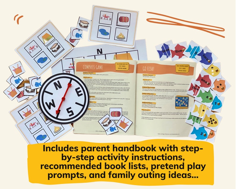 Camping Preschool Activity Kit, Preschool Curriculum, Kids Activity ...