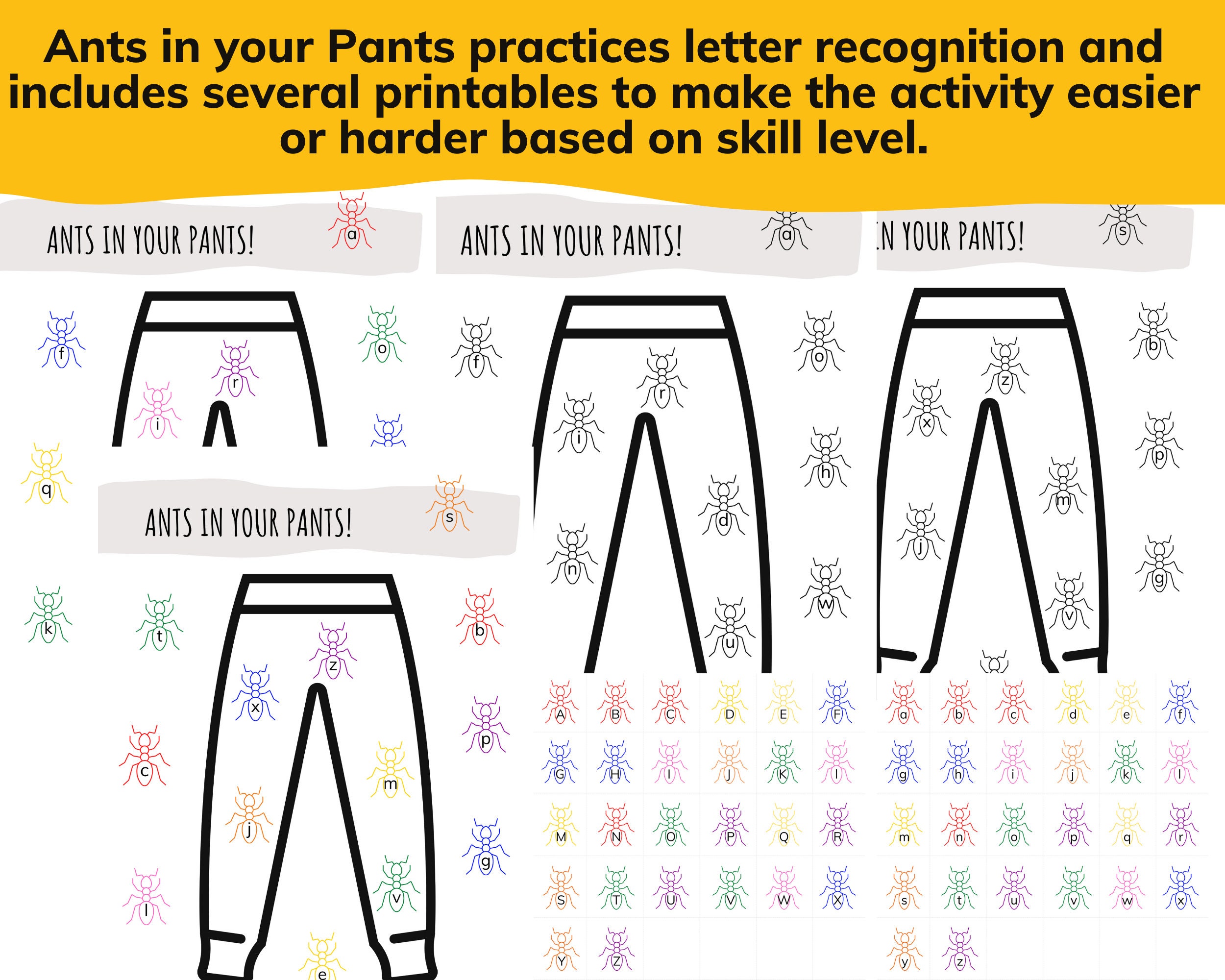 Letter Matching, Alphabet Activity, Preschool Printables, Homeschool ...