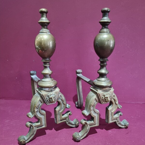 Large Andirons - Etsy