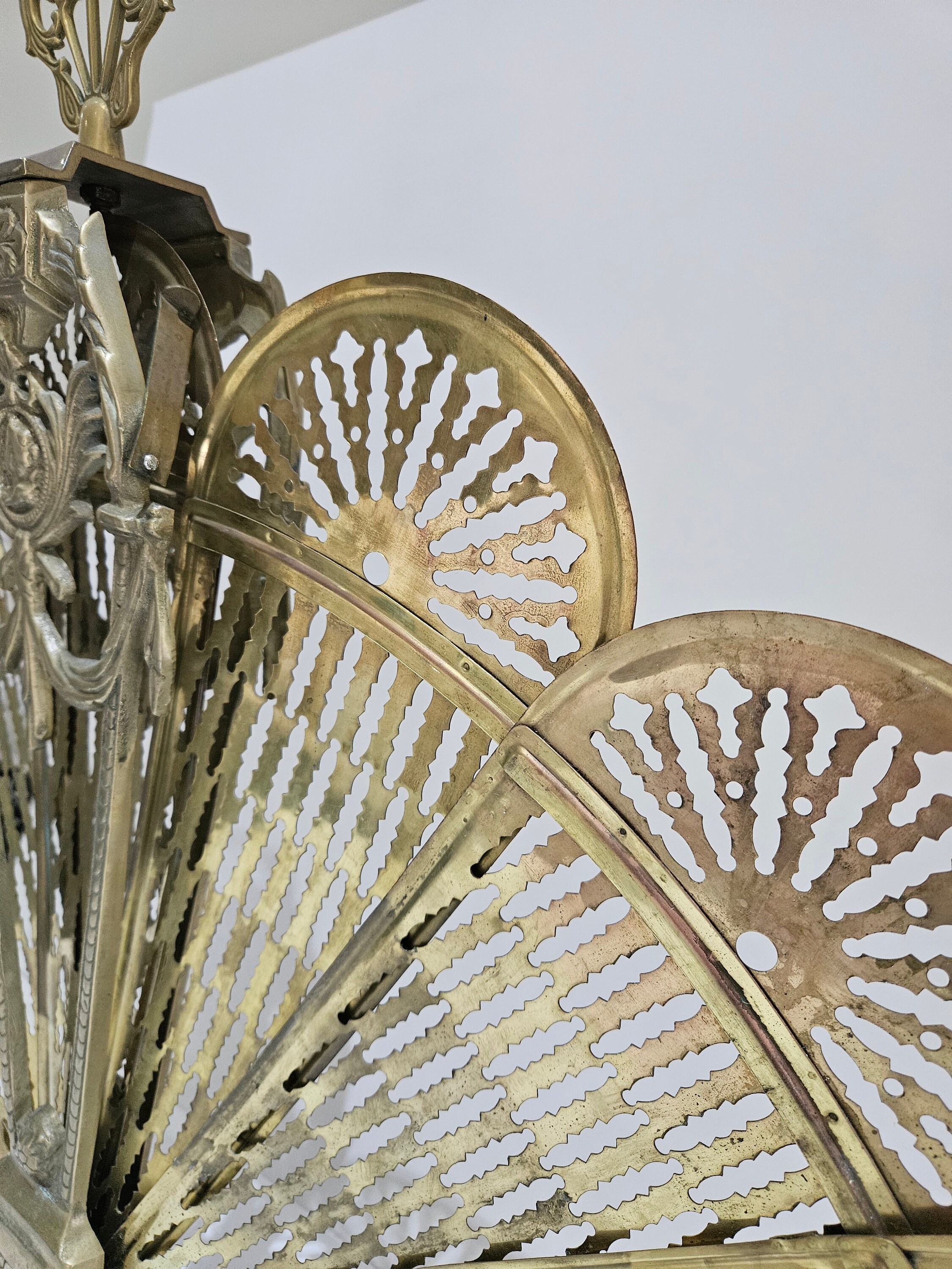 STUNNING Vintage French Napoleonic Style Brass Peacock Double - Etsy