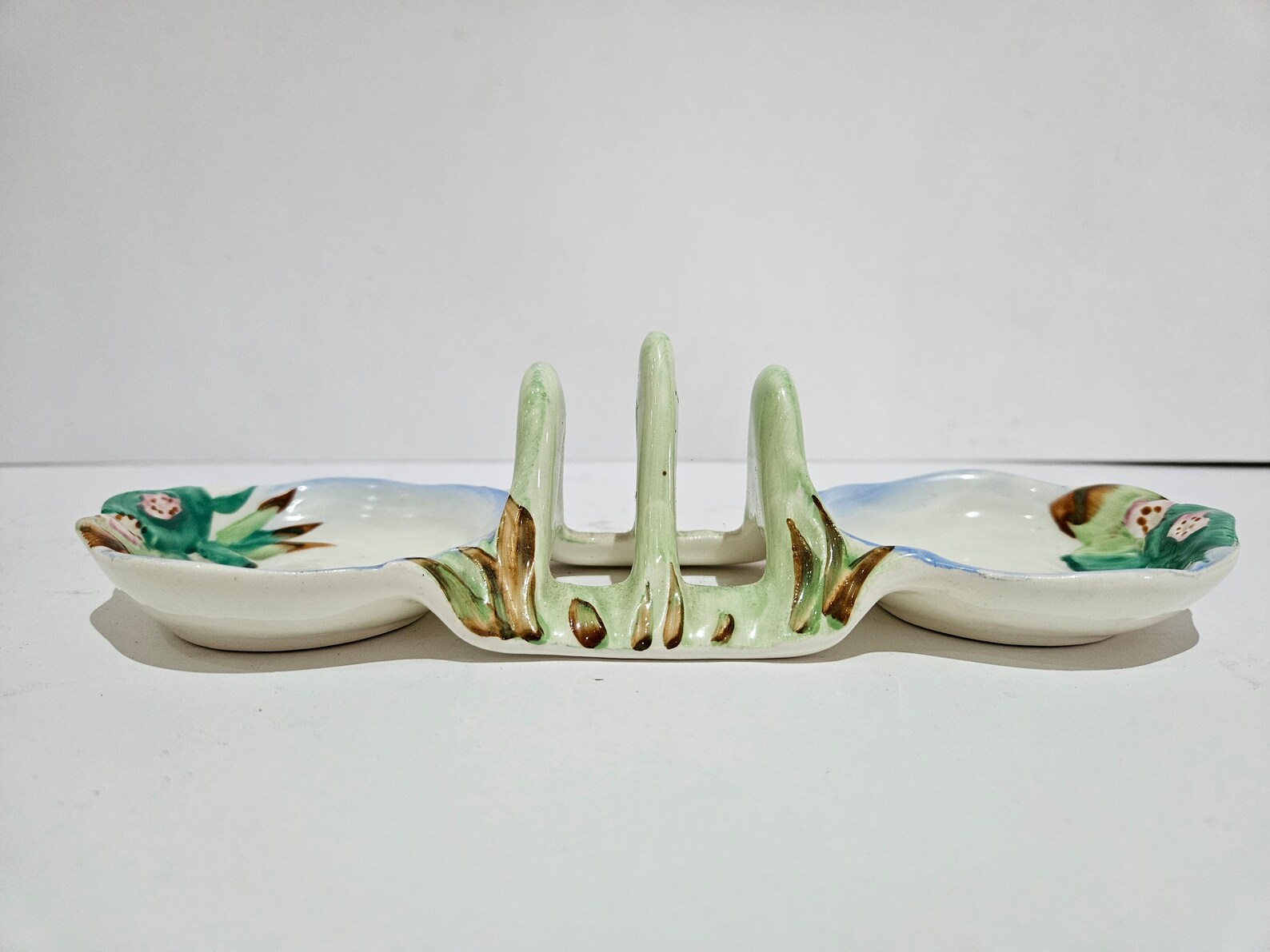 Clarice Cliff Waterlily Star Signs Toast Rack Number 980 Circa 1934 ...