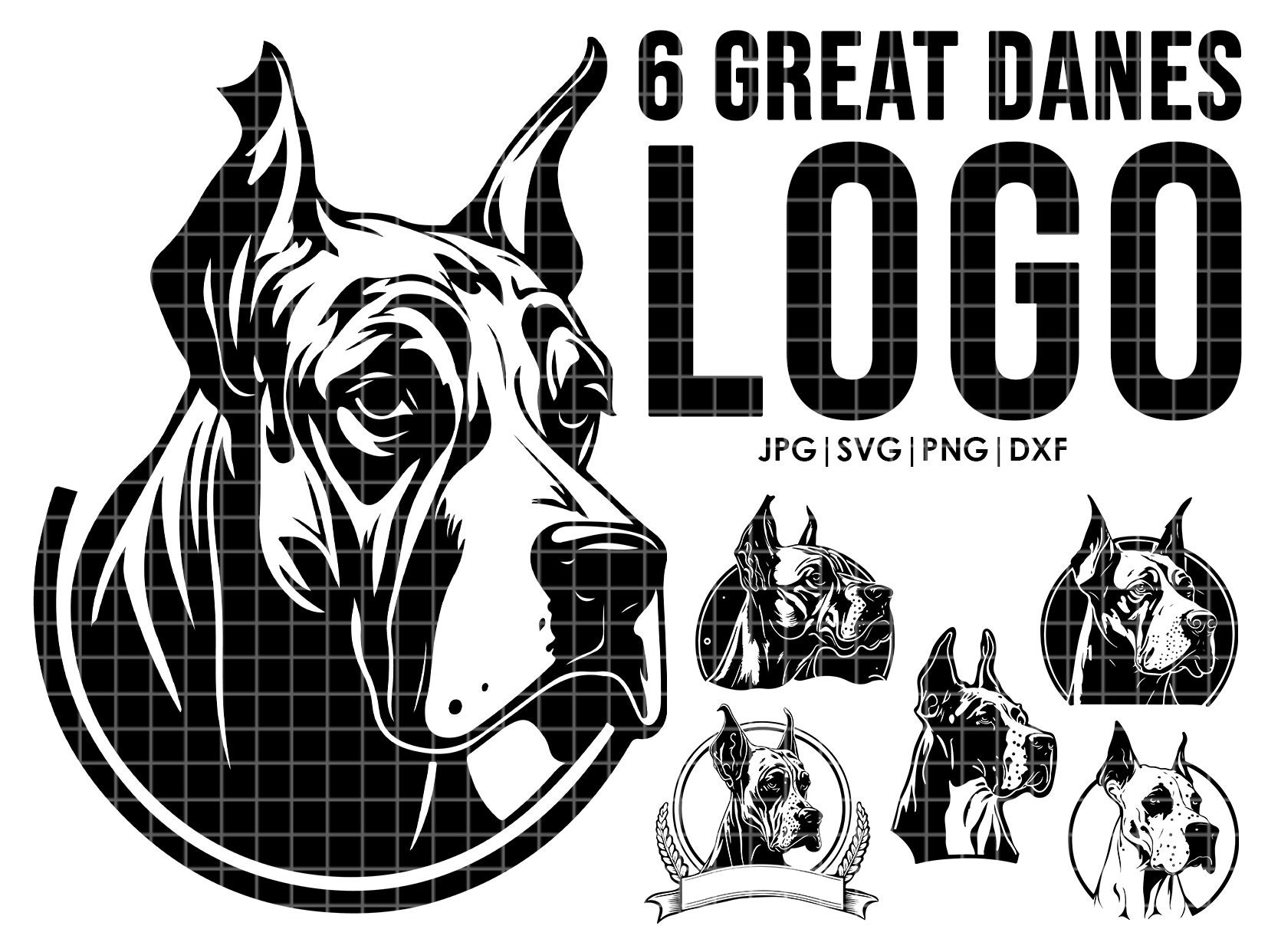 26 - Great danes Svg Bundle| Dog Svg Files for Cricut| Peeking Dog ...