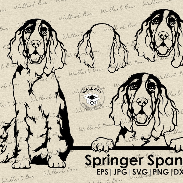 Springer Spaniel - Etsy