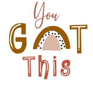 Inspirational Classroom Posters Bundle, Boho Rainbow Classroom Quotes ...