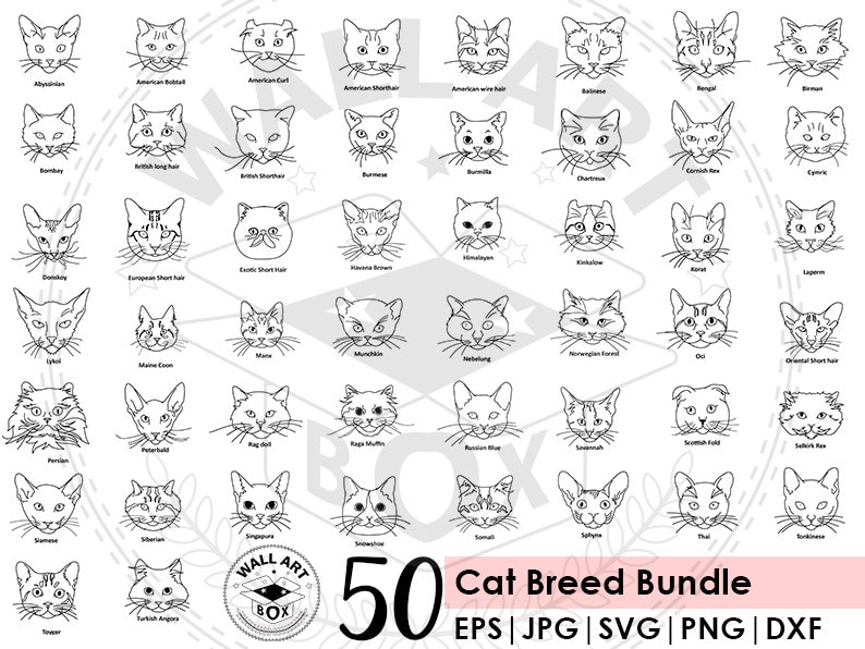 Cats SVG Cat Svg Kitten Svg Cute Cat Svg Cat Head - Etsy Canada