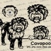 Cavapoo Dog Svg| Dog Svg Files for Cricut| Peeking Dog Clipart| Vector ...