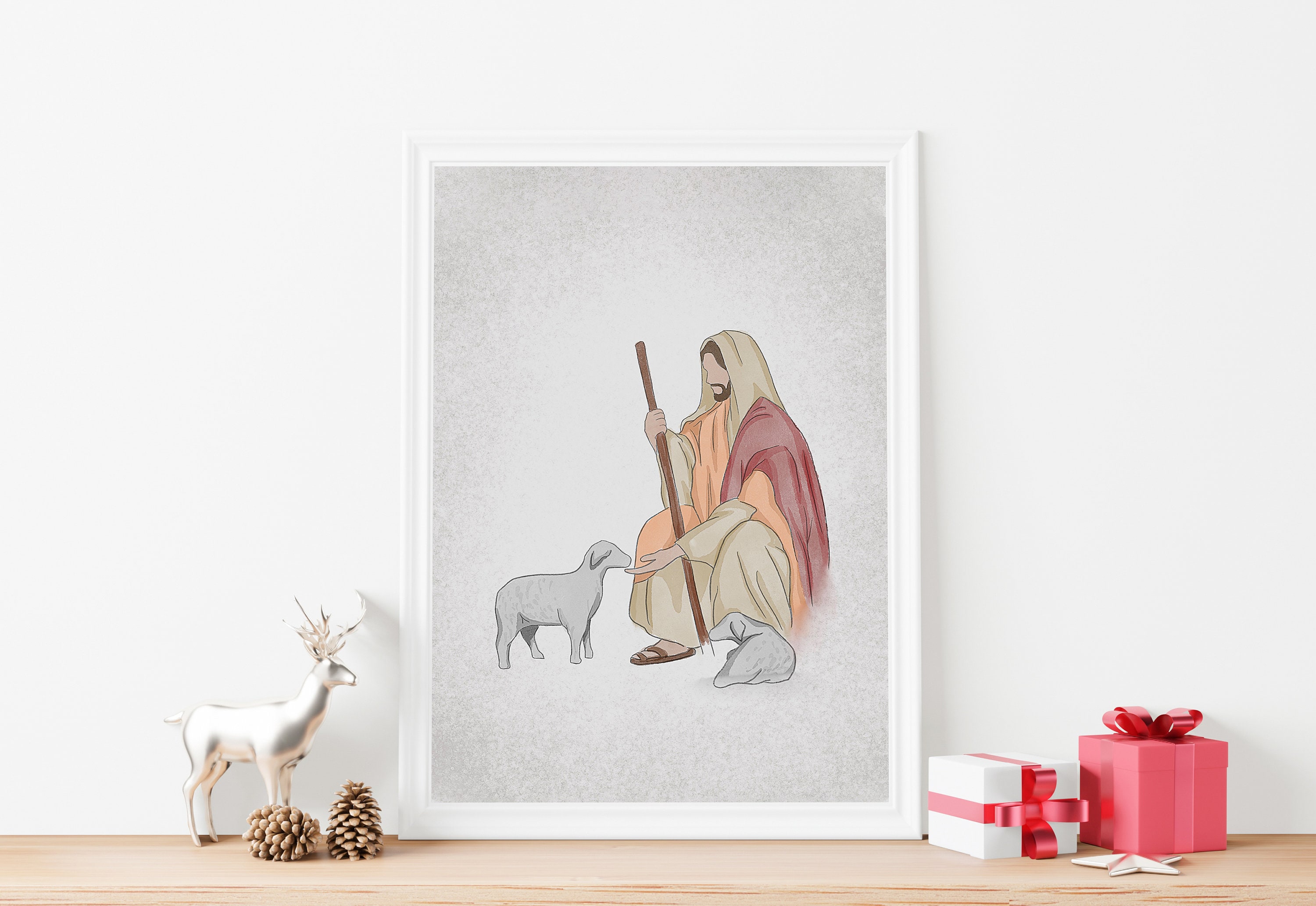 Christ's Embrace Jesus Portrait Jesus Painting Jesus - Etsy