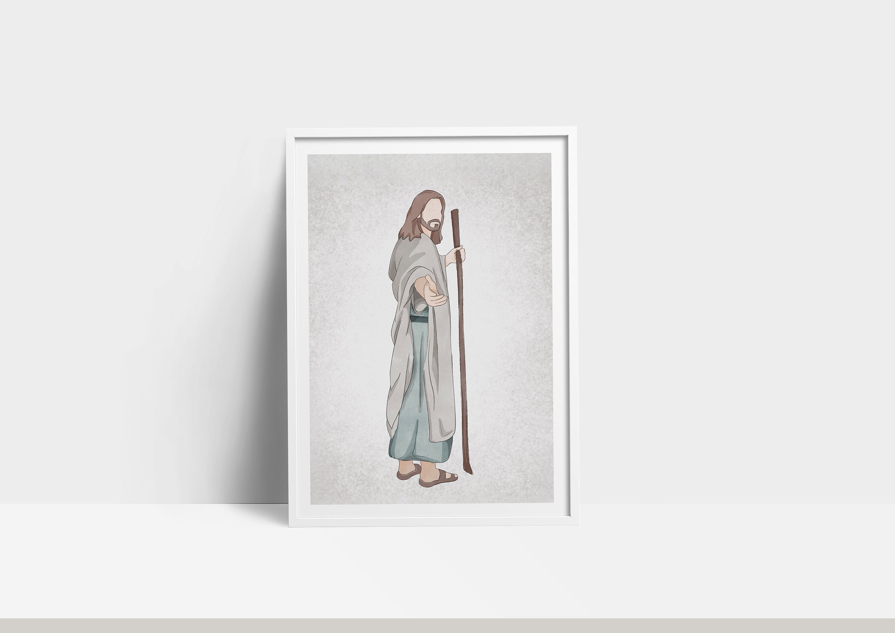 Christ's Embrace| Jesus Portrait| Jesus Painting| Jesus Print| Jesus ...