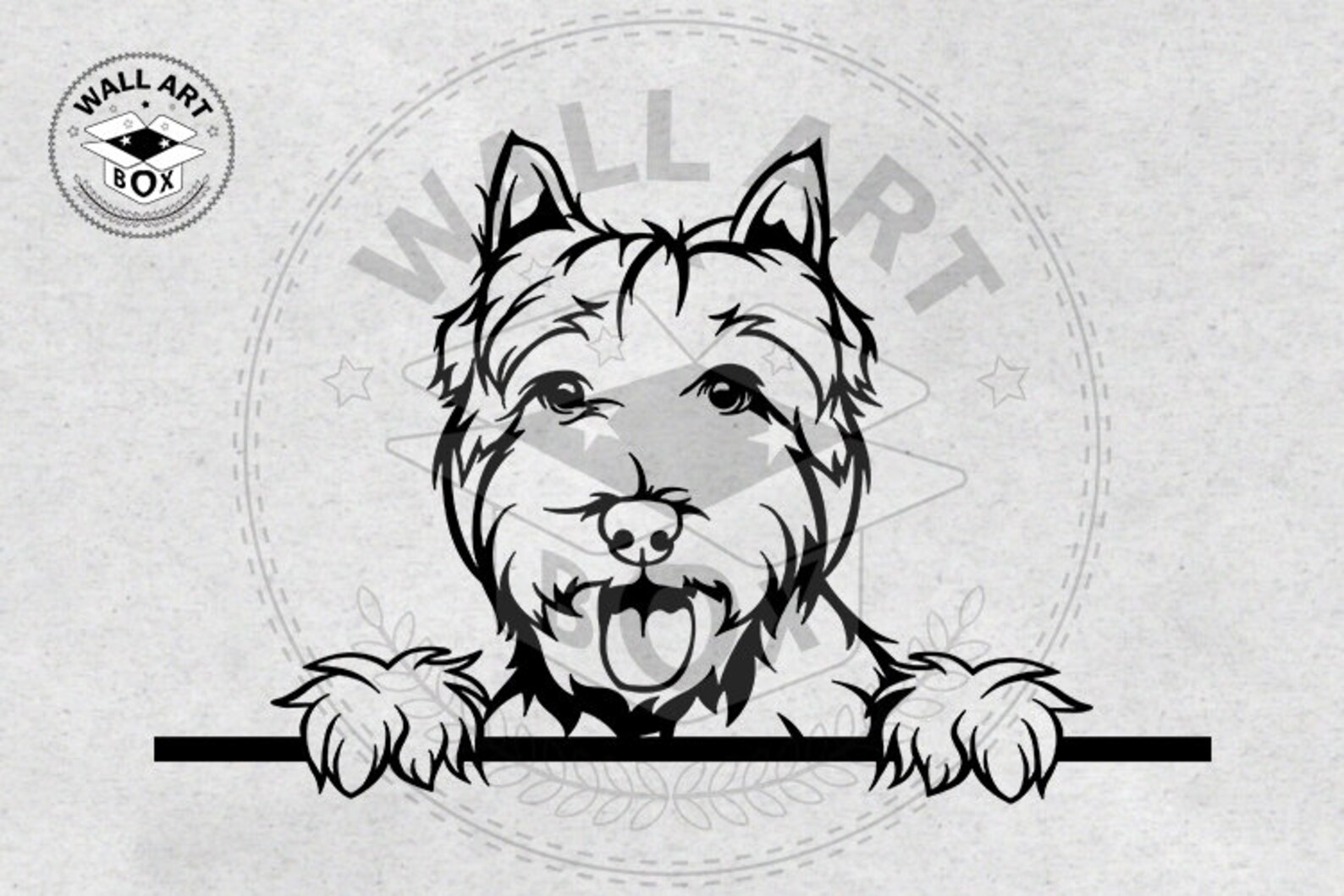 West Highland White Terrier, Westie Svg- Face-dog Svg Files for Cricut ...