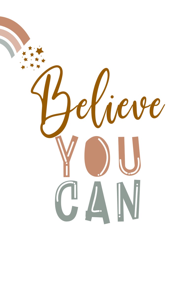 Inspirational Classroom Posters Bundle Boho Rainbow Classroom - Etsy