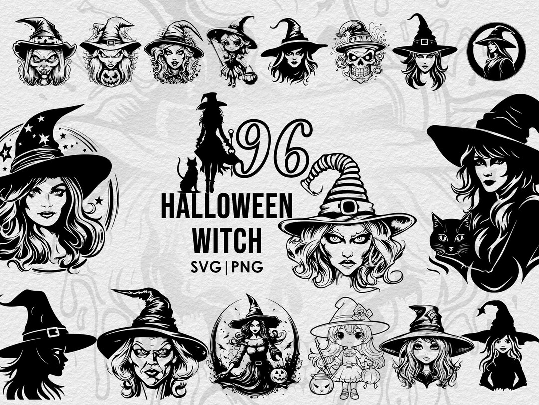 Gothic Witchcraft Svg Bundle, Witch Svg, Cat Svg, Magic Svg, Mystical ...