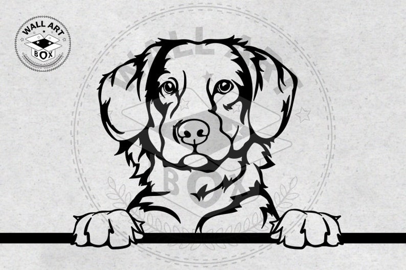 Toller Dog SVG Cricut Puppy Clipart Vector Image DXF - Etsy