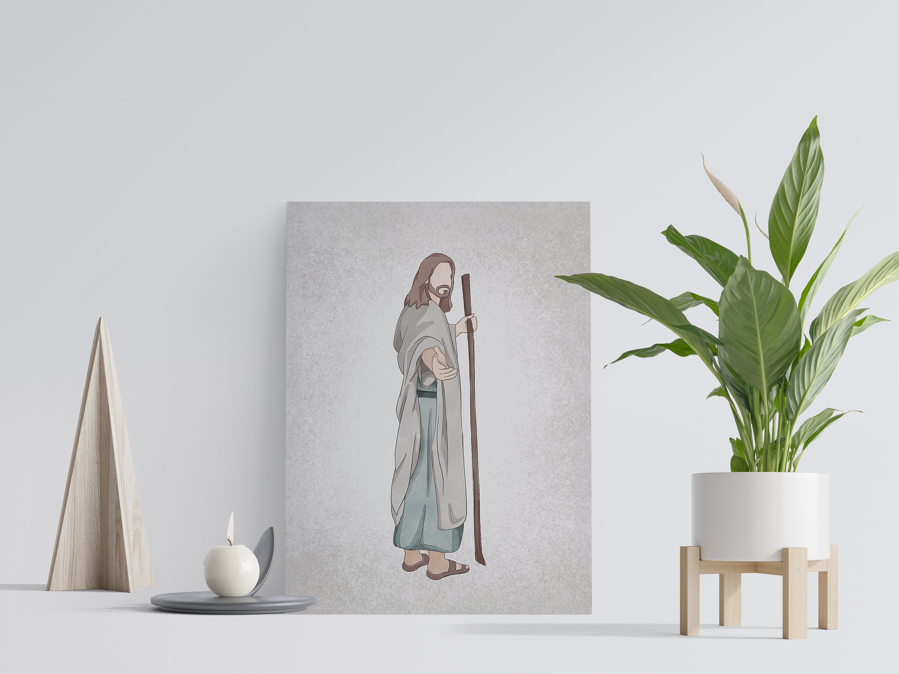 Christ's Embrace| Jesus Portrait| Jesus Painting| Jesus Print| Jesus ...