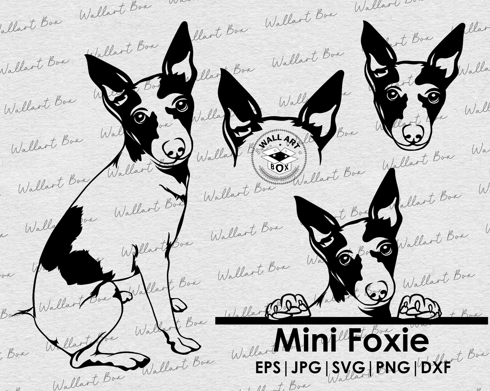 Mini Foxie Dog SVG Cricut| Puppy Clipart| Vector Image DXF Download ...