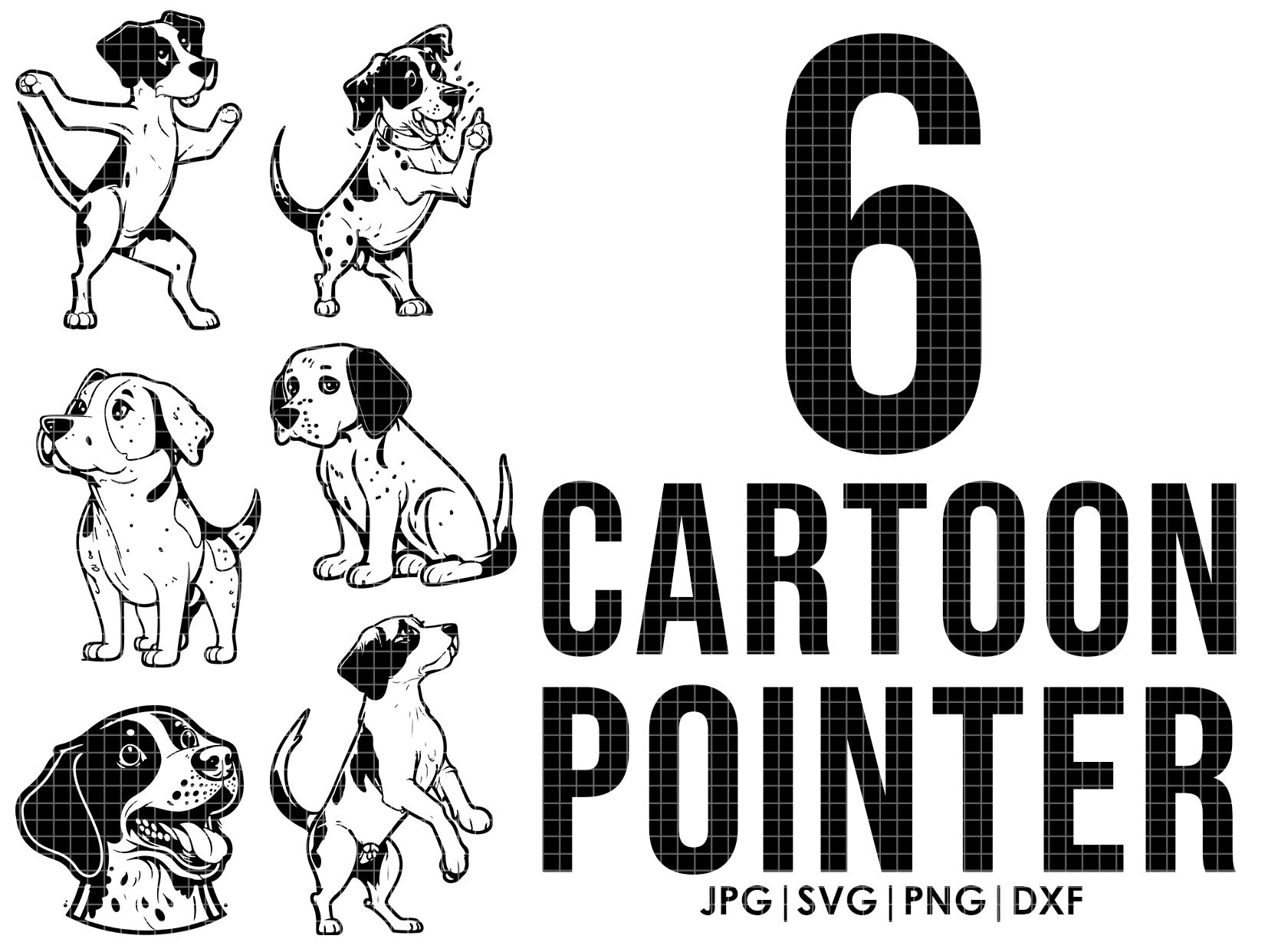 90 - Pointer Svg Bundle| Dog Svg Files for Cricut| Peeking Dog Clipart ...