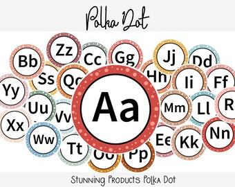 Pastel Rainbow ABC Posters Classroom Decor Homeschool Decor Light ...