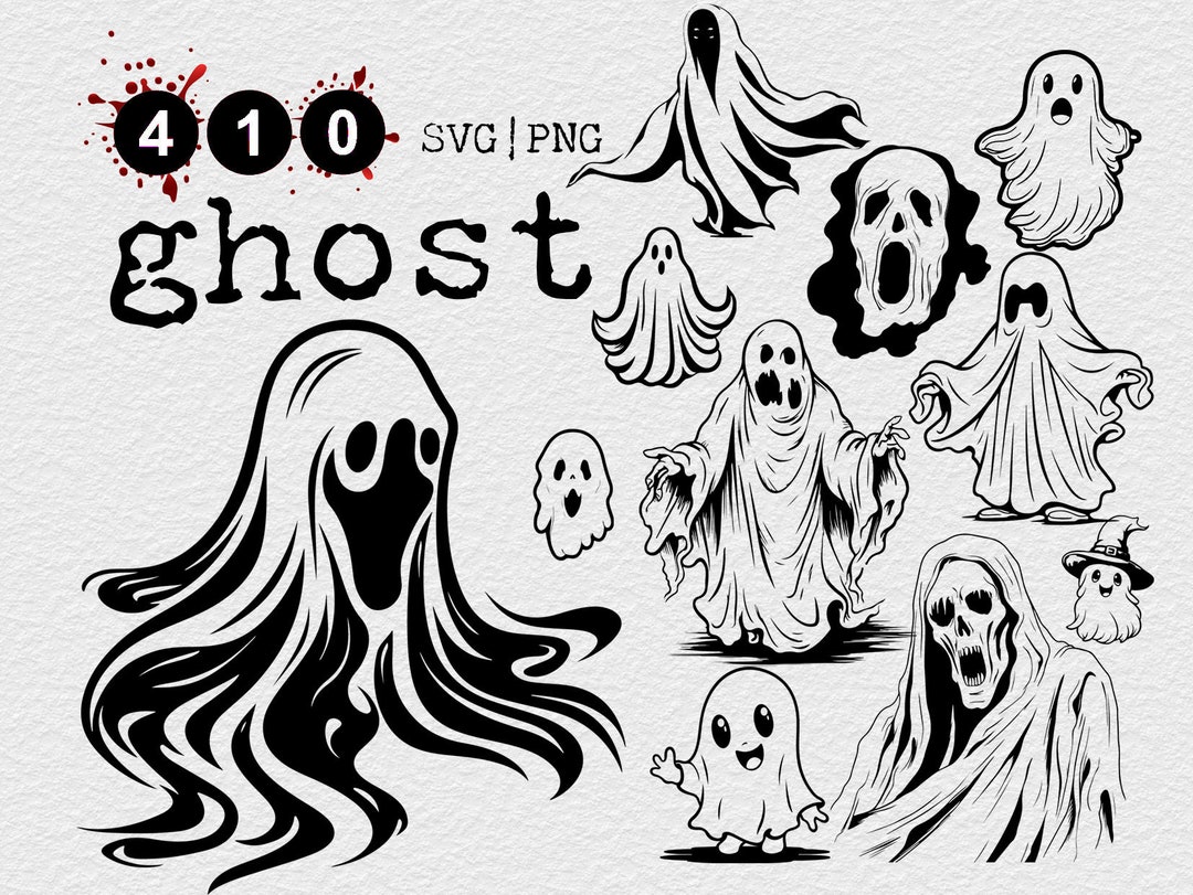 Ghost 66 Bundle - Ghost SVG Bundle - Ghost Clipart - Ghost SVG Cut ...
