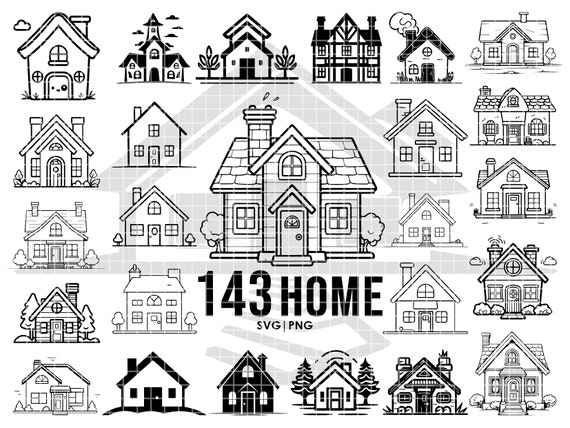 Hus Vektor Png Doodle Haus Clipart, Haus Vektor Kunst, Handgezeichnete