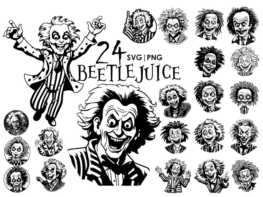 Beetlejuice Bundle SVG Beetlejuice Files for Cricut Instant - Etsy Ireland