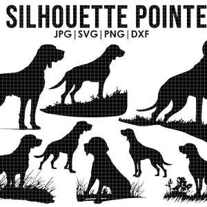 90 - Pointer Svg Bundle| Dog Svg Files for Cricut| Peeking Dog Clipart ...
