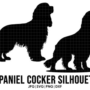 44 Spaniel Cocker Dog Svg Bundle| Svg, Cricut| Peeking Dog Clipart ...