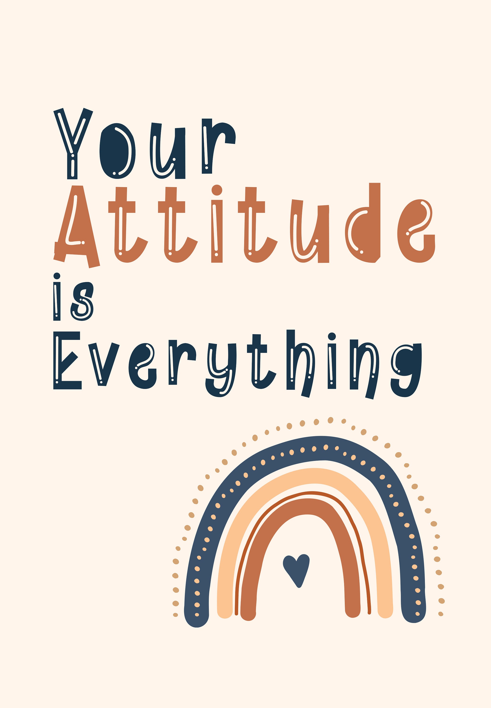 Inspirational Classroom Posters Bundle, Boho Rainbow Classroom Quotes ...