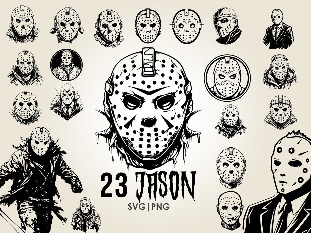 Jason Svg Horror SVG Bundle Halloween Horror SVG Horror Friends Svg ...