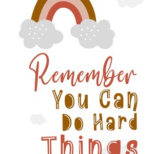 Inspirational Classroom Posters Bundle, Boho Rainbow Classroom Quotes ...