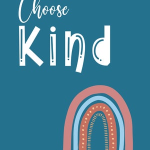 Inspirational Classroom Posters Bundle, Boho Rainbow Classroom Quotes ...