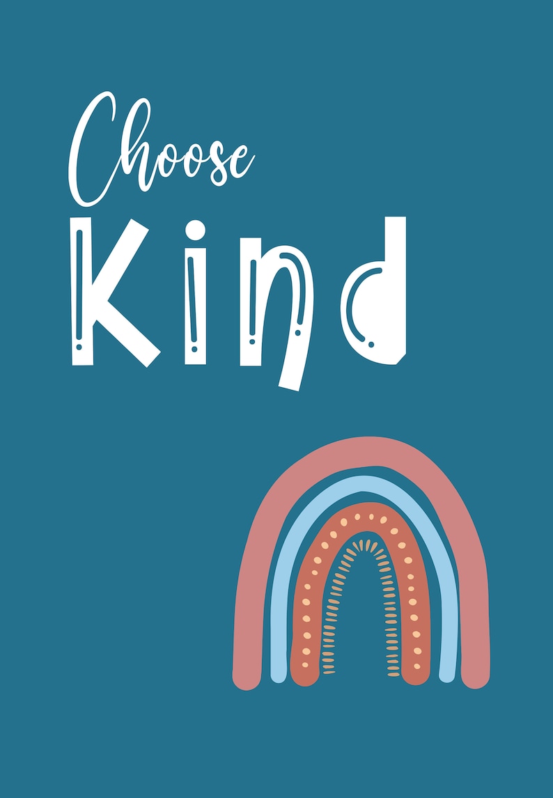 Inspirational Classroom Posters Bundle Boho Rainbow Classroom - Etsy