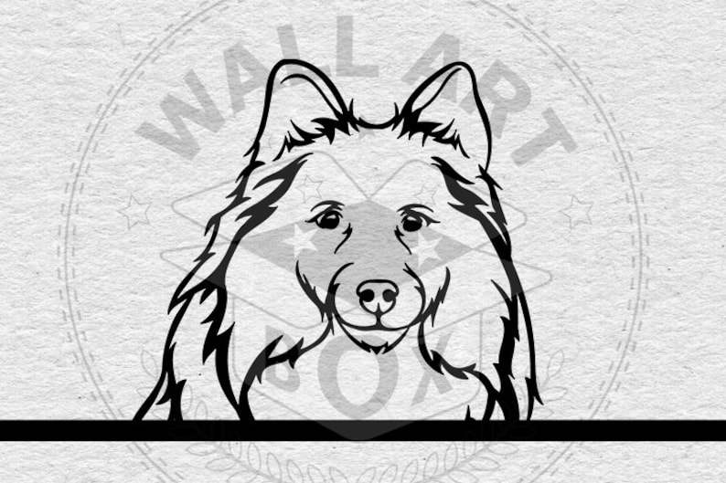 Sheltie Svg Sheltie Face-dog Svg Files for Cricut Peeking - Etsy