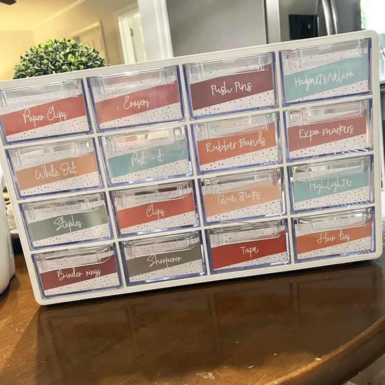 Spotty Boho Teacher Toolbox Labels Editable Neutral - Etsy