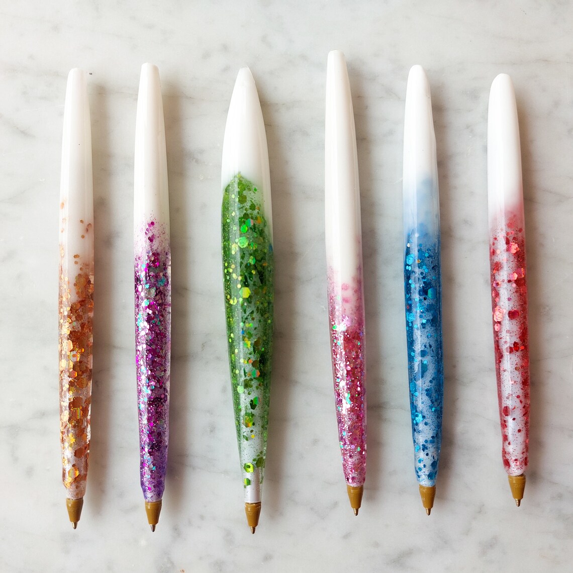 Resin Pen, Office Supplies, Glitter Resin Pen, Glitter Pen, Notebook ...