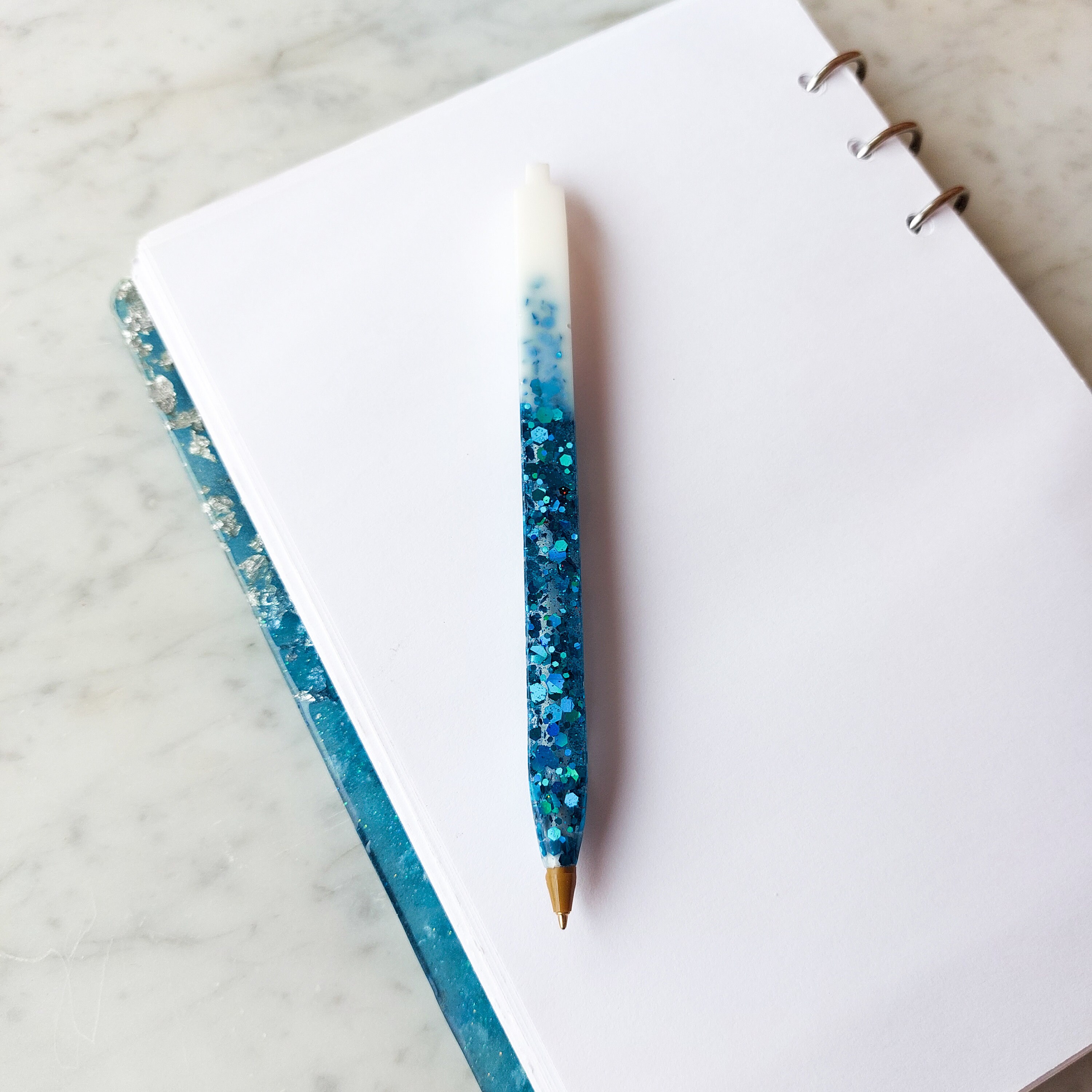 Resin Pen, Office Supplies, Glitter Resin Pen, Glitter Pen, Notebook ...