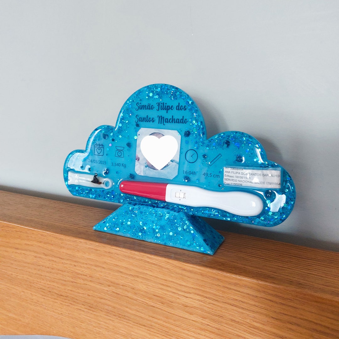 Cloud Baby Photo Frame, Resin Frame, Baby Gift, Baby Detail Frame ...