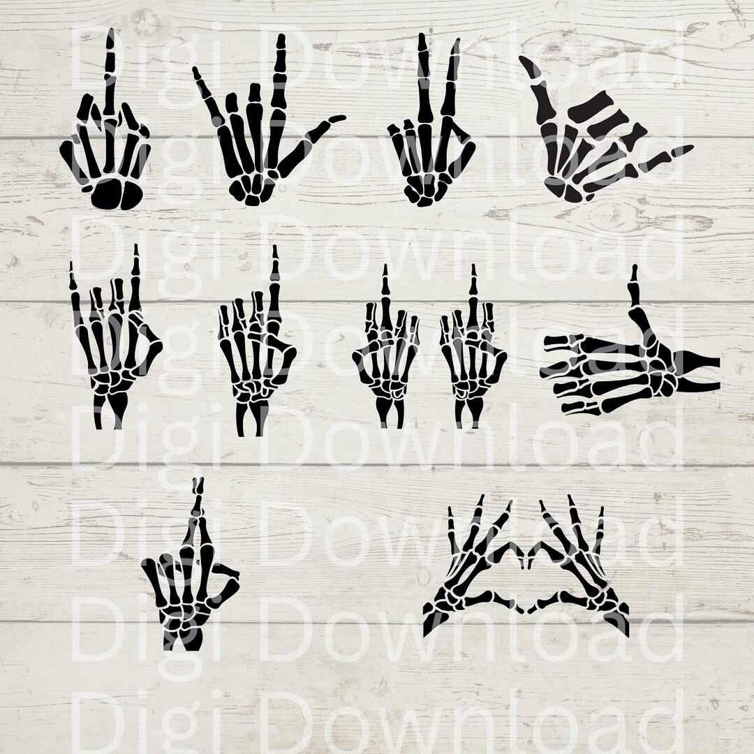 Skeleton Hands SVG Skeleton Hands SVG Halloween Svg - Etsy UK