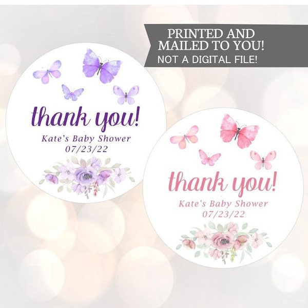 Butterfly Label - Etsy