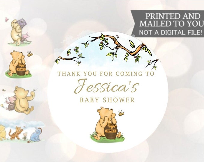 Hunny is on the Way, Stickers, Baby Shower, Birthday, Honey Favors ...