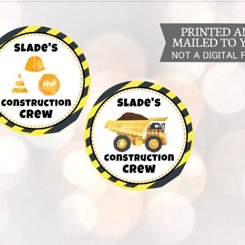 Construction Decals - Etsy