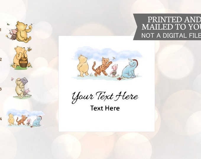 Winnie the Pooh Stickers, Thank You for Coming, Honey Favor, Baby ...