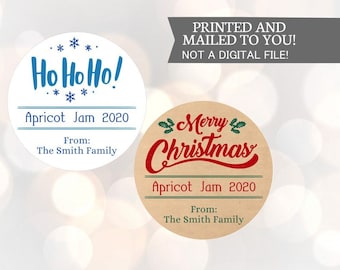 Christmas Jam Labels - Etsy