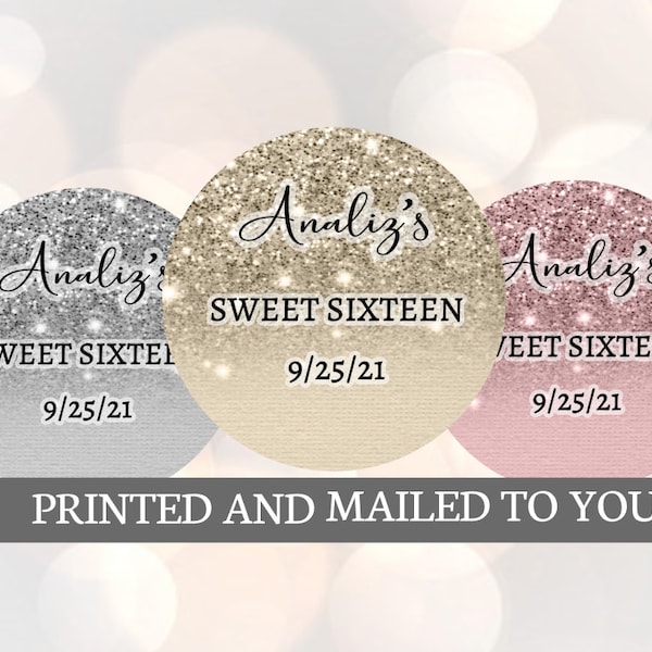 Sweet 16 Stickers - Etsy
