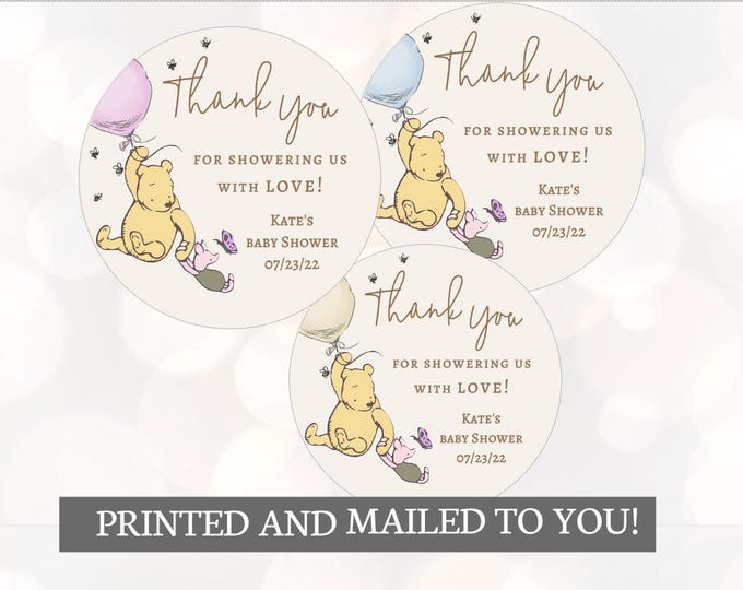 Hunny is on the Way, Stickers, Baby Shower, Birthday, Honey Favors ...