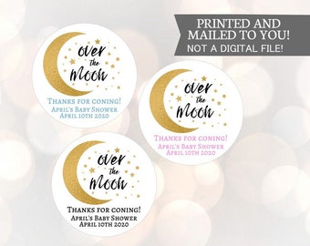 Over the Moon Stickers - Etsy