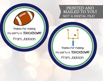 Football Stickers, Football Birthday Party, Football Party Stickers ...