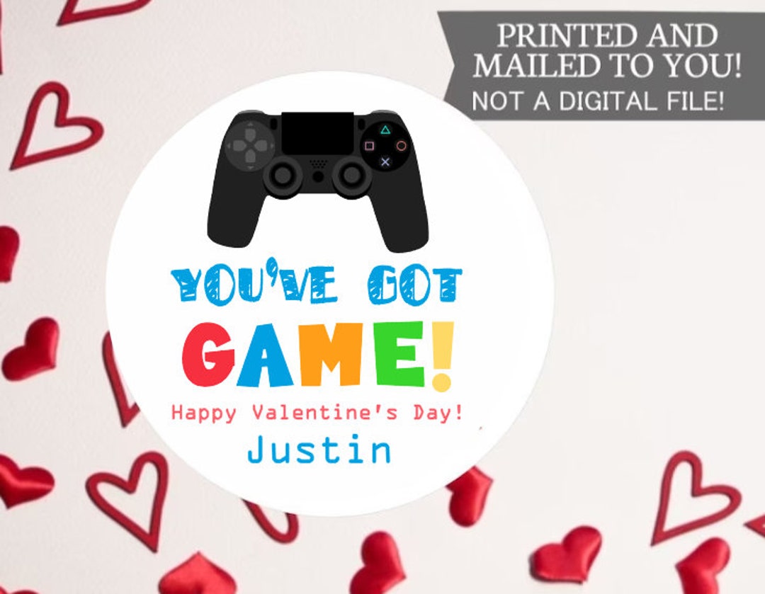 Valentine's Day Stickers, Personalized Valentine Stickers for Bags ...